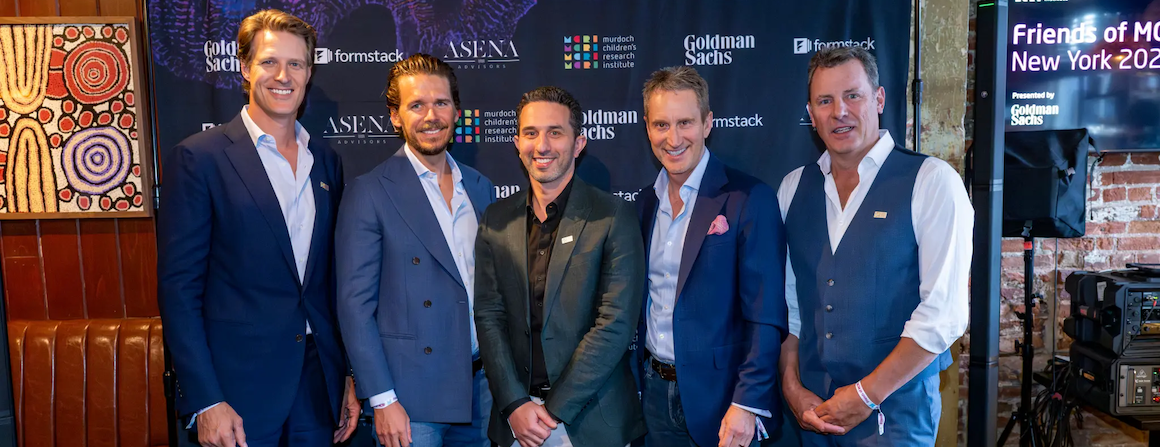 Old mates come together for MCRI - Murdoch Children's Research Institute